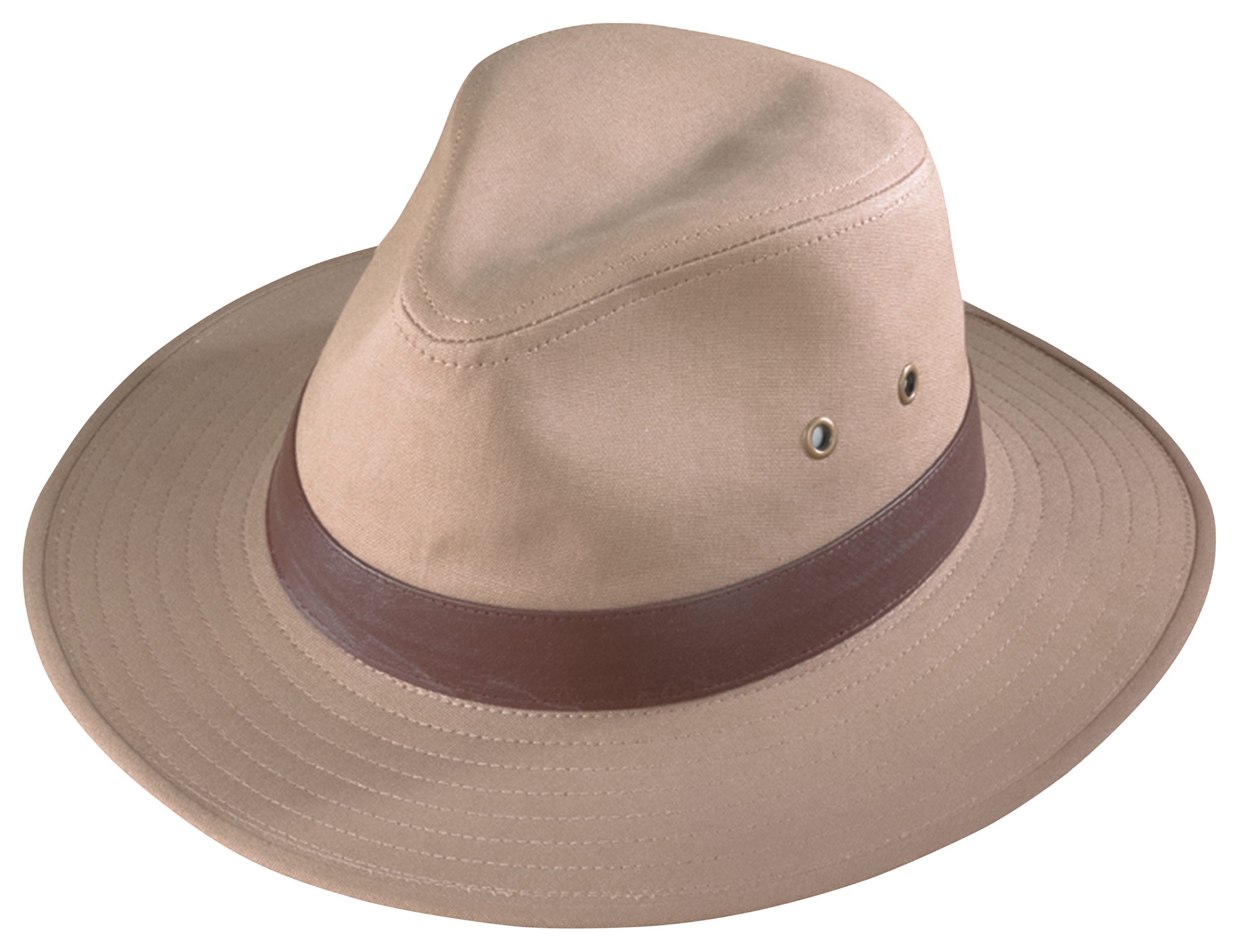 Henschel Outback Crushable Canvas Hat with Leather Band for Men | Bass ...